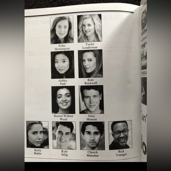 Playbill Mean Girls | Art | Mean Girls Broadway Musical Obc Autographed ...